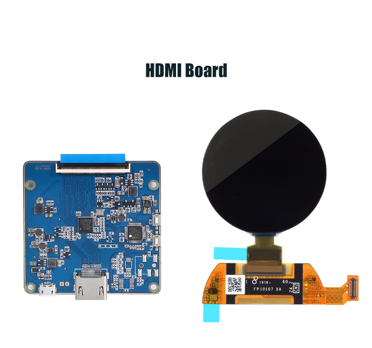 PV13904PY24G-C2 1.39inch Round circular display AMOLED, touch panel ...