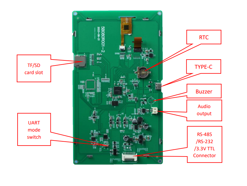TY080WXM02CF lcd modules 800*1280 lcd display touch 8inch with ...